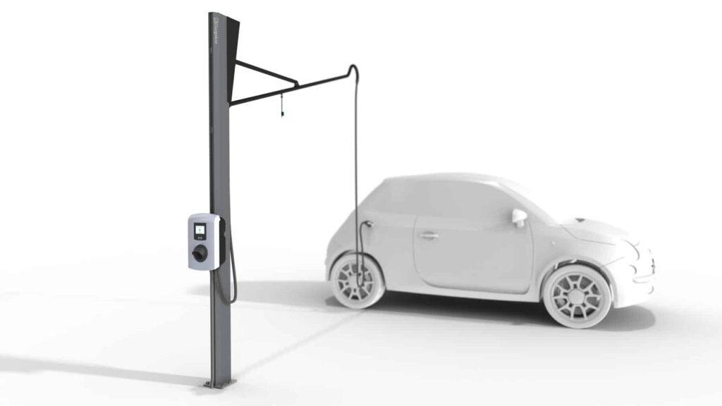 ChargeArm - Home electric car charging with no driveway