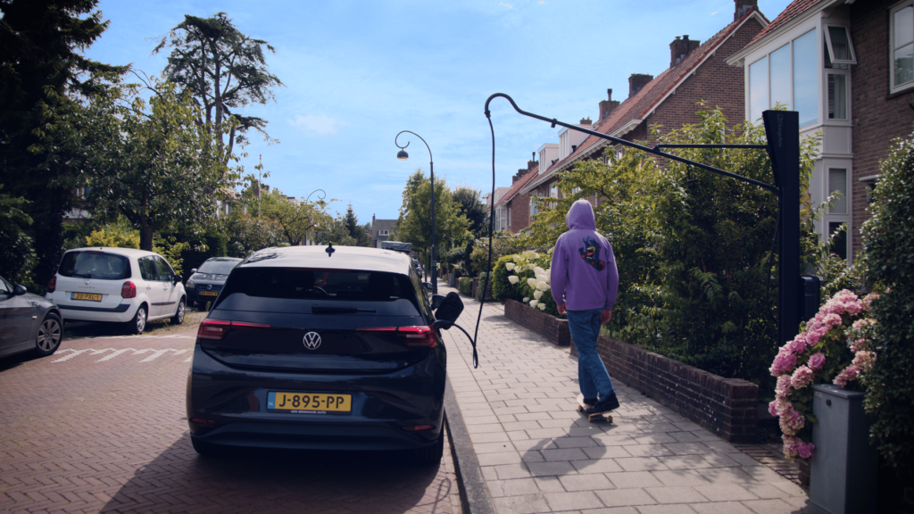 ChargeArm - Home electric car charging with no driveway