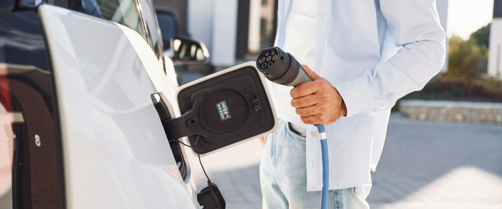 Commercial EV charger installation with We Power Your Car