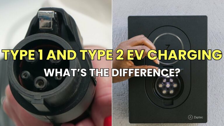 What's the difference between Type 1 and Type 2 EV chargers?