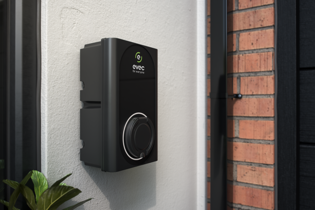 evec EV charger at We Power Your Car